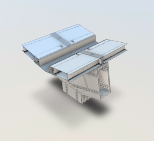 Double-Wing Canopy (Wide Column) | Structures Unlimited