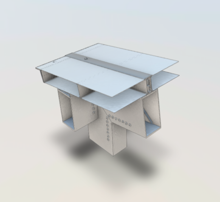 Center Ridge Canopy (wide column) | Structures Unlimited
