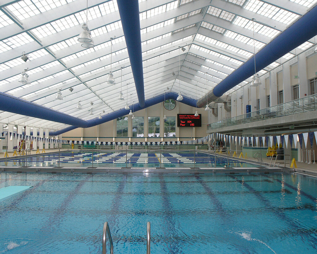 Edward T. Hall Aquatics Center | Structures Unlimited