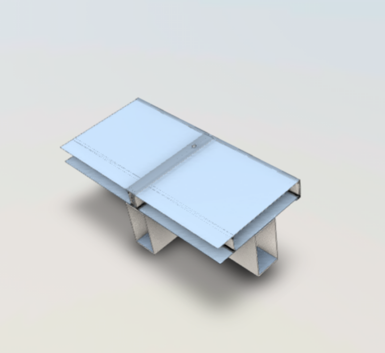 Double Wing Single Slope Canopy | Structures Unlimited