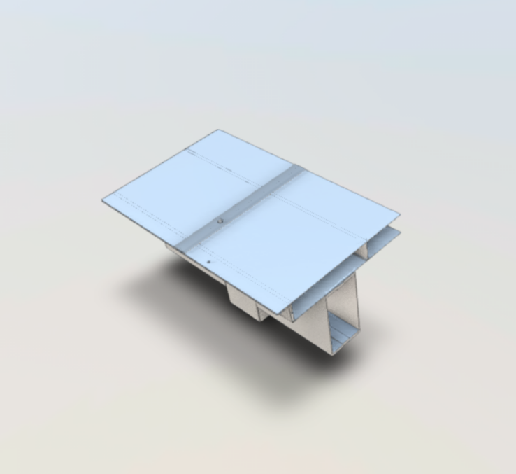 Double Wing Single Slope Canopy | Structures Unlimited
