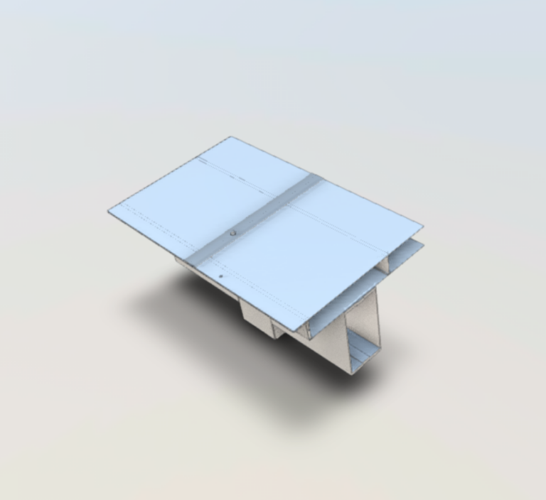 Double Wing Single Slope Canopy | Structures Unlimited