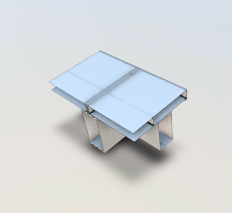 Double Wing Single Slope Canopy | Structures Unlimited