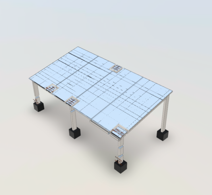 Shed Canopy (Wide Column) | Structures Unlimited