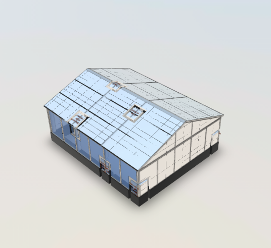 Center Ridge Enclosure | Structures Unlimited