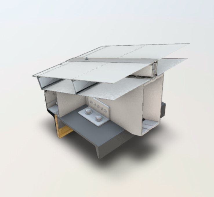 Pyramid Skylight (>34′) | Structures Unlimited